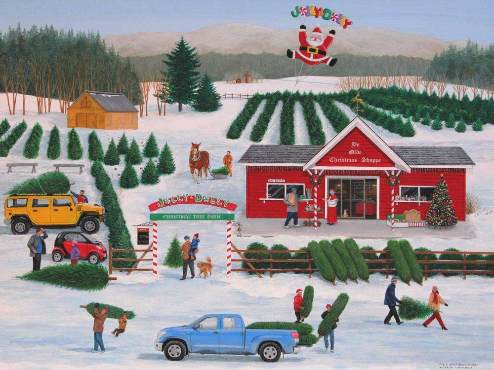 Christmas tree farm scene | Jigsaw King